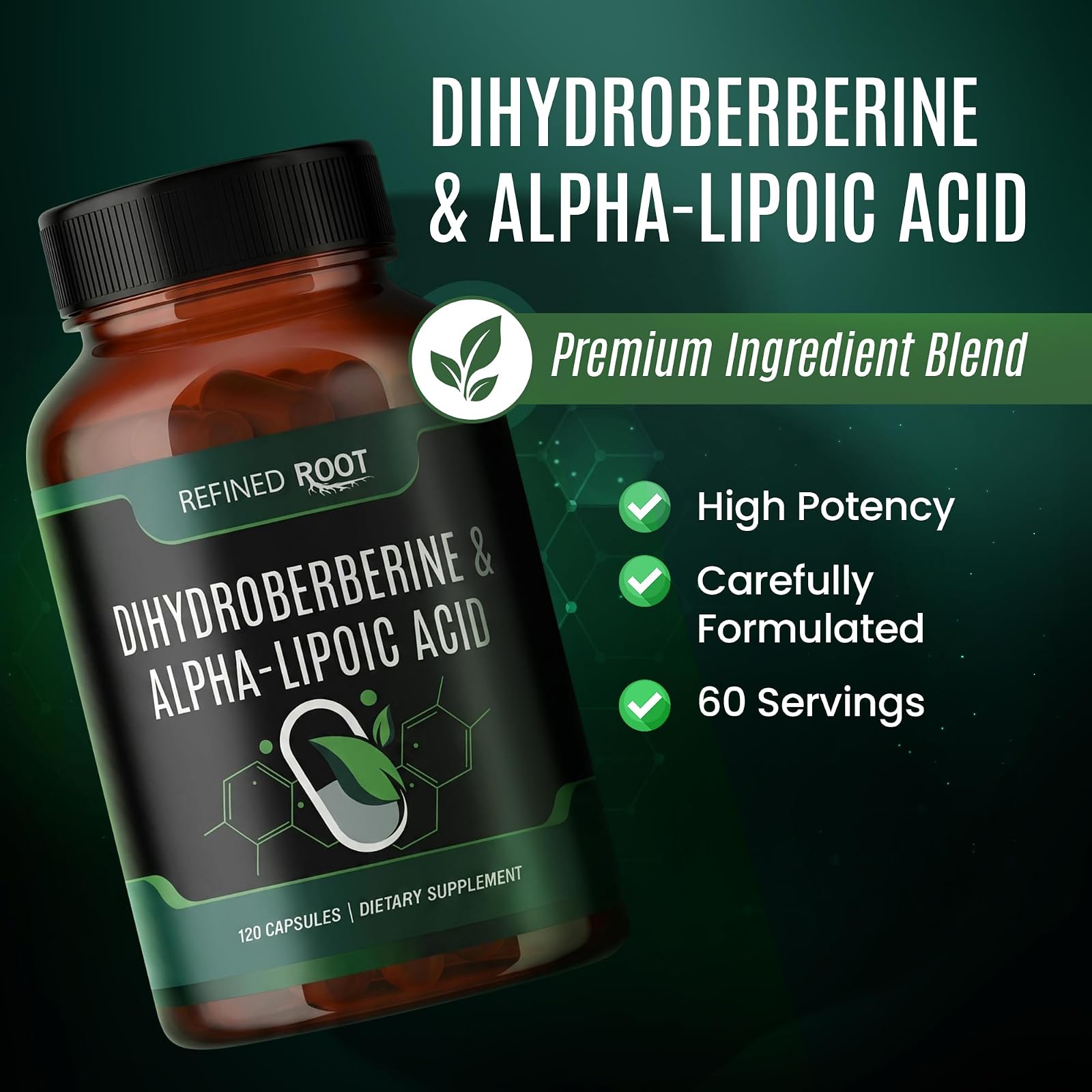 60 capsules of dihydroberberine