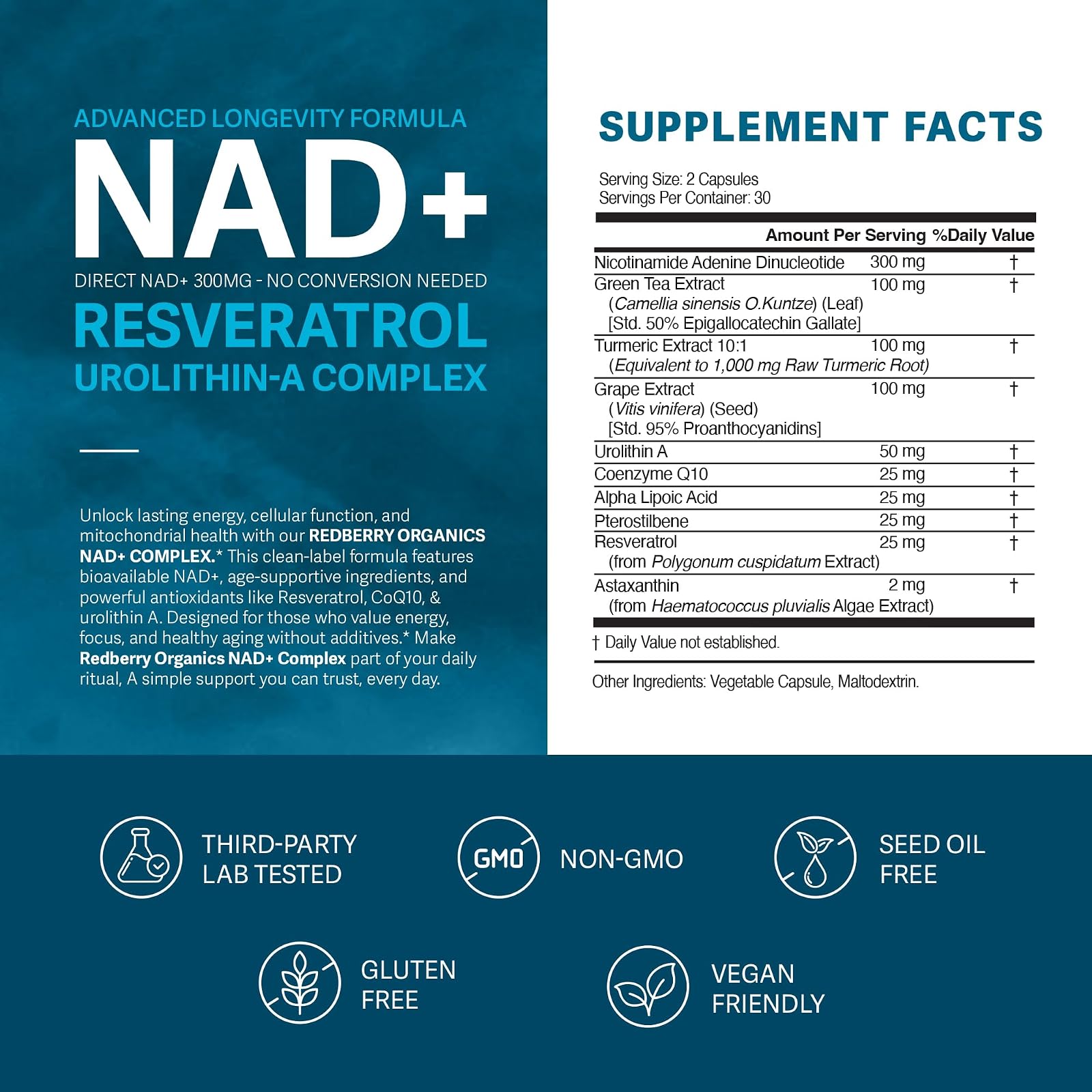 60 capsules of Direct multivitamins