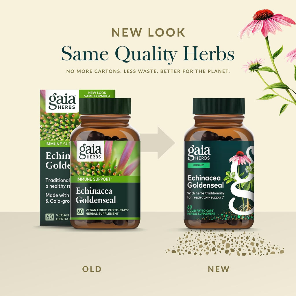 60 capsules of echinacea goldenseal