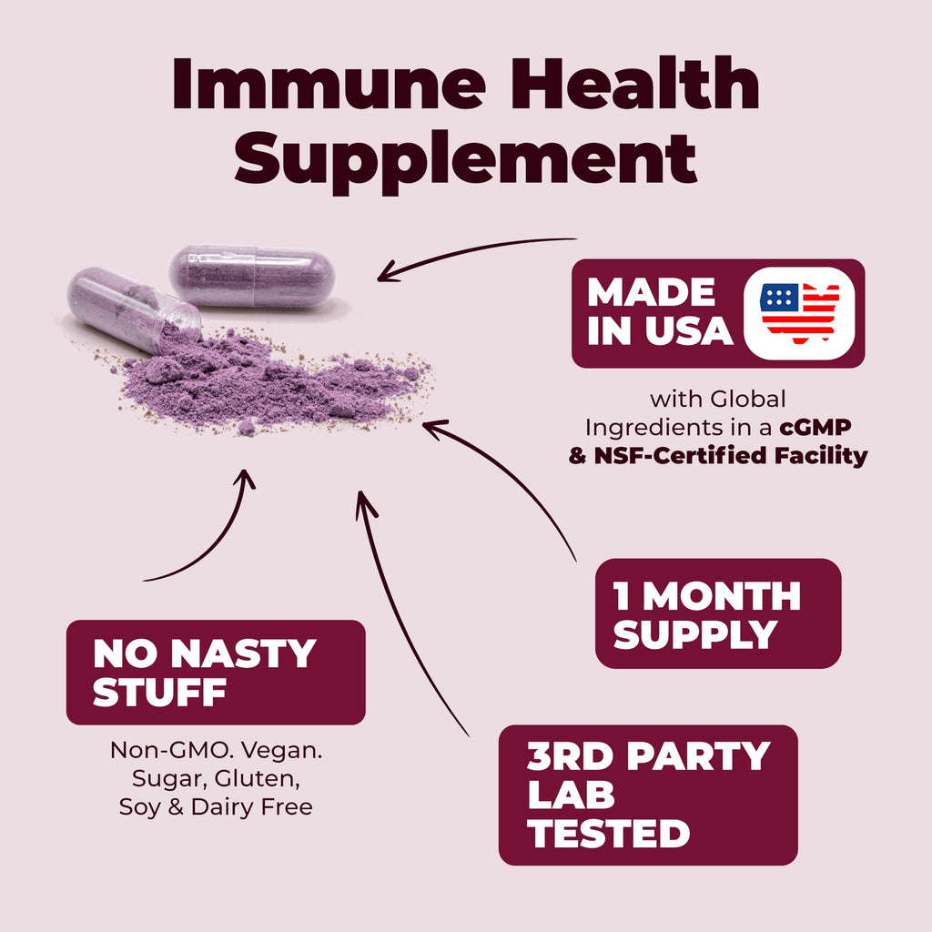 60 capsules of elderberry extract