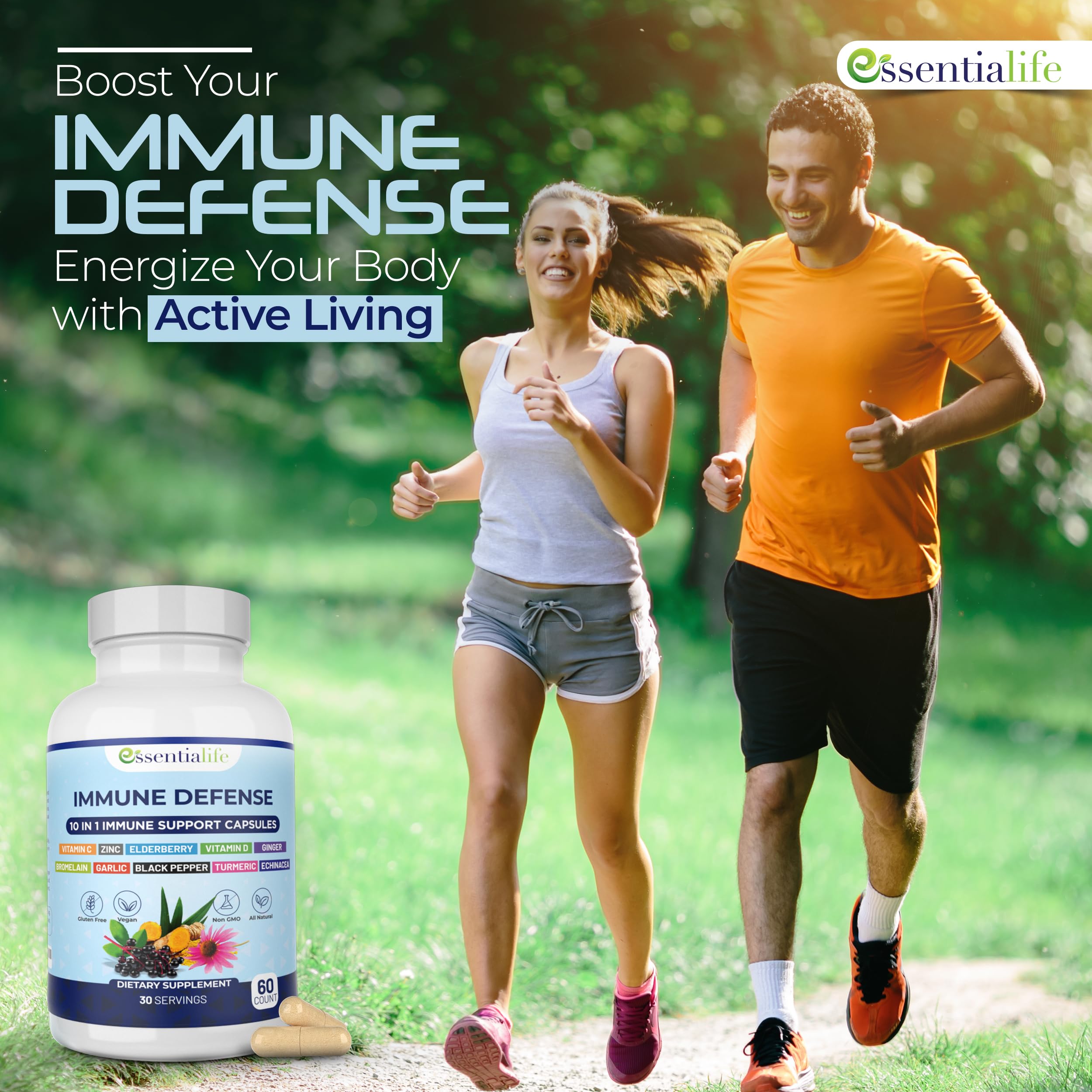 60 capsules of elderberry extract