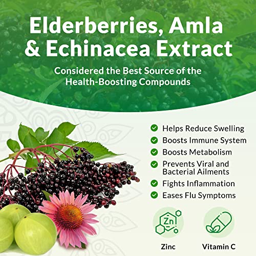 60 capsules of elderberry extract