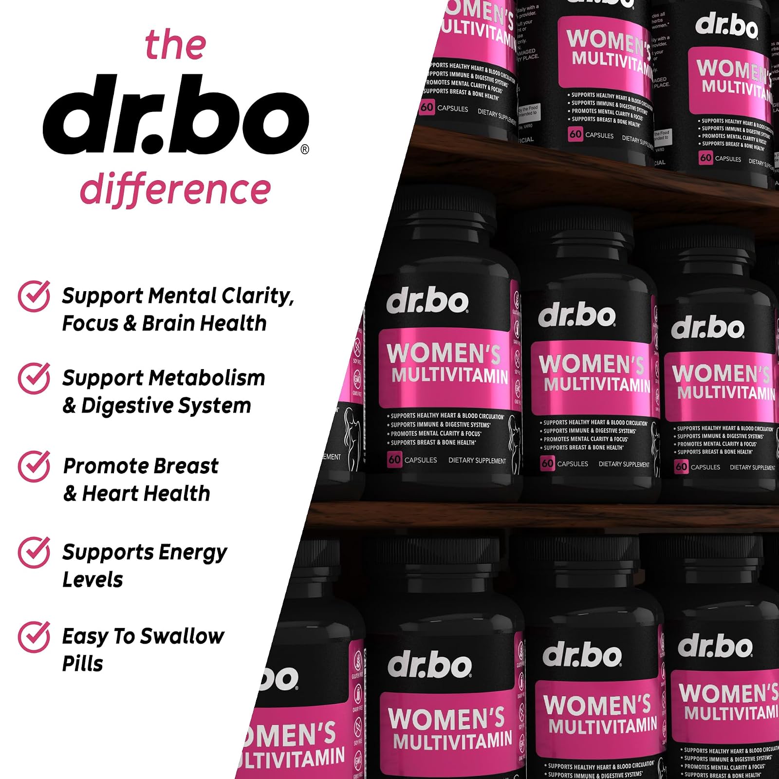 60 capsules of essential nutrients