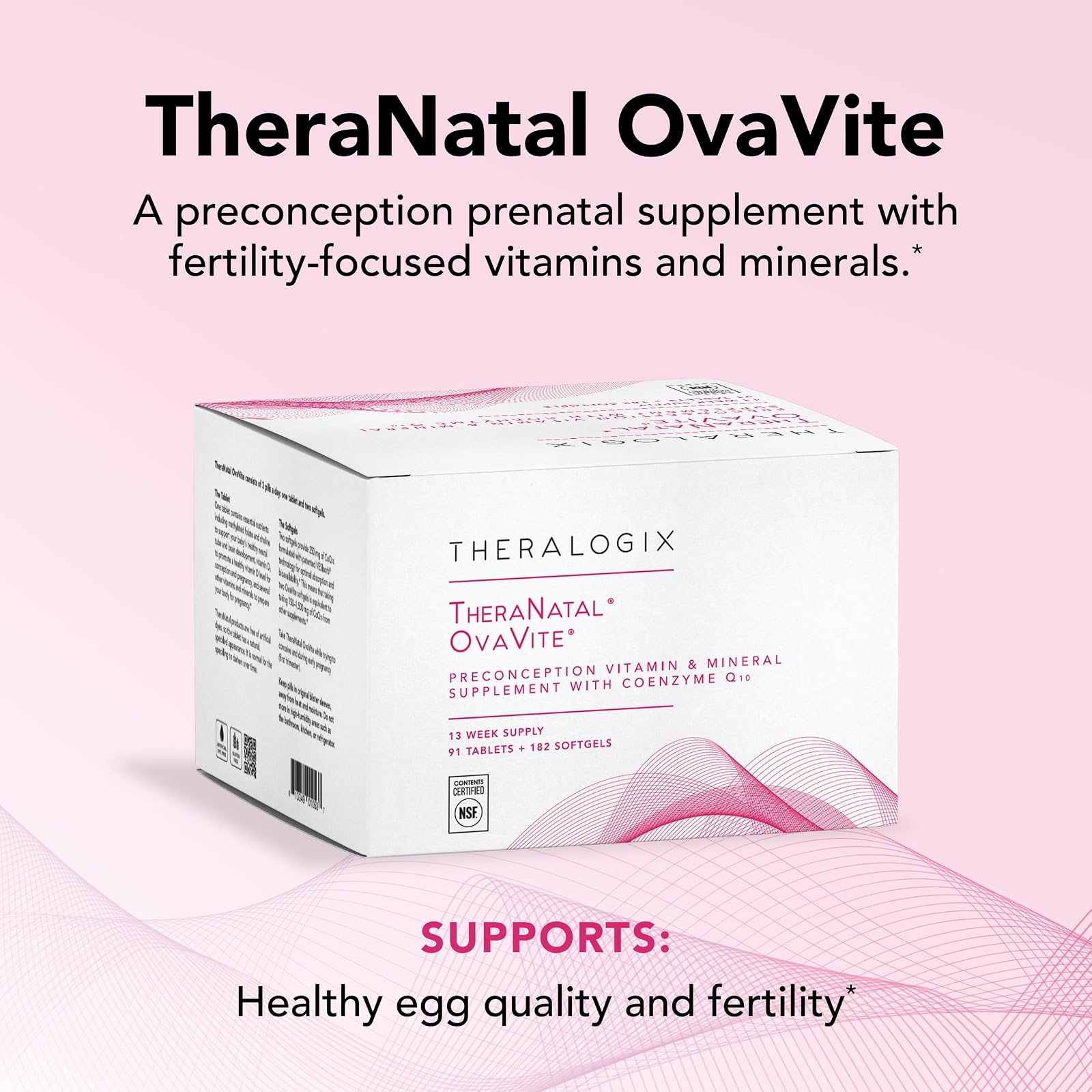 60 capsules of essential prenatal nutrients