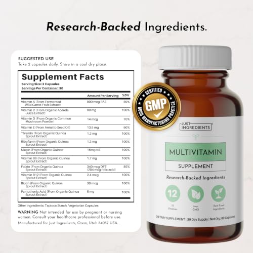 60 capsules of essential vitamins