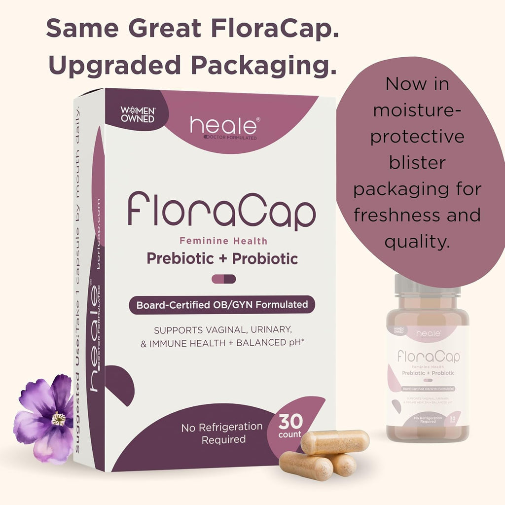 60 capsules of FloraCap probiotics