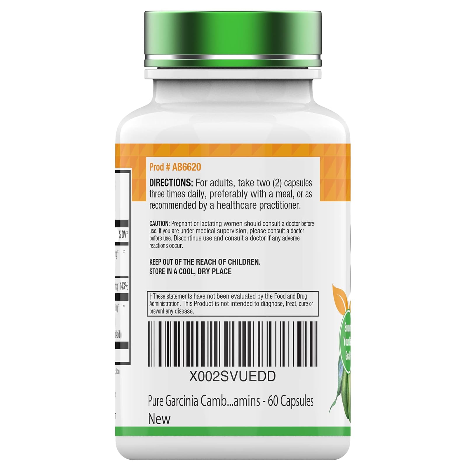 60 capsules of Garcinia Cambogia for daily use