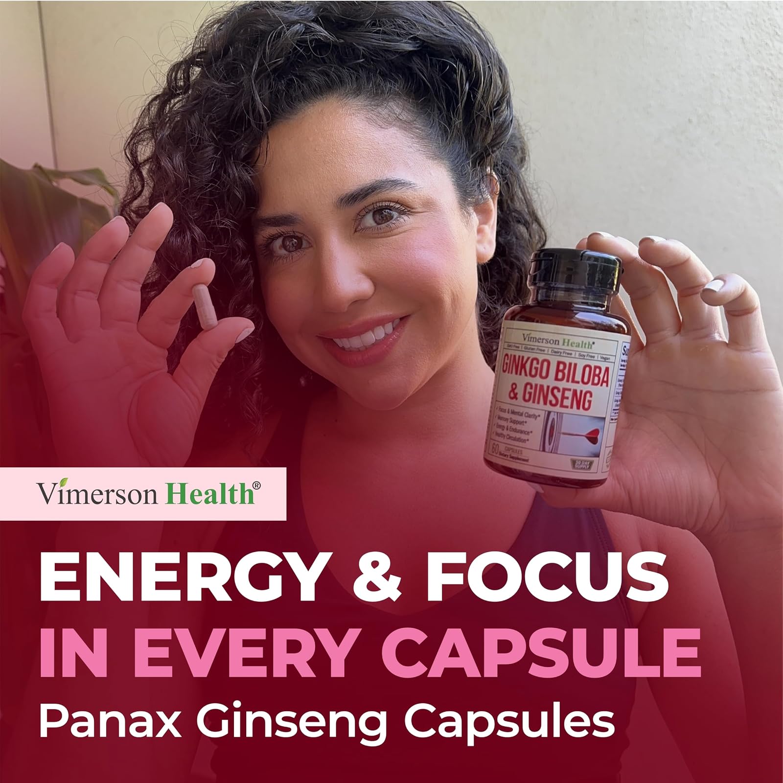 60 capsules of ginkgo biloba extract