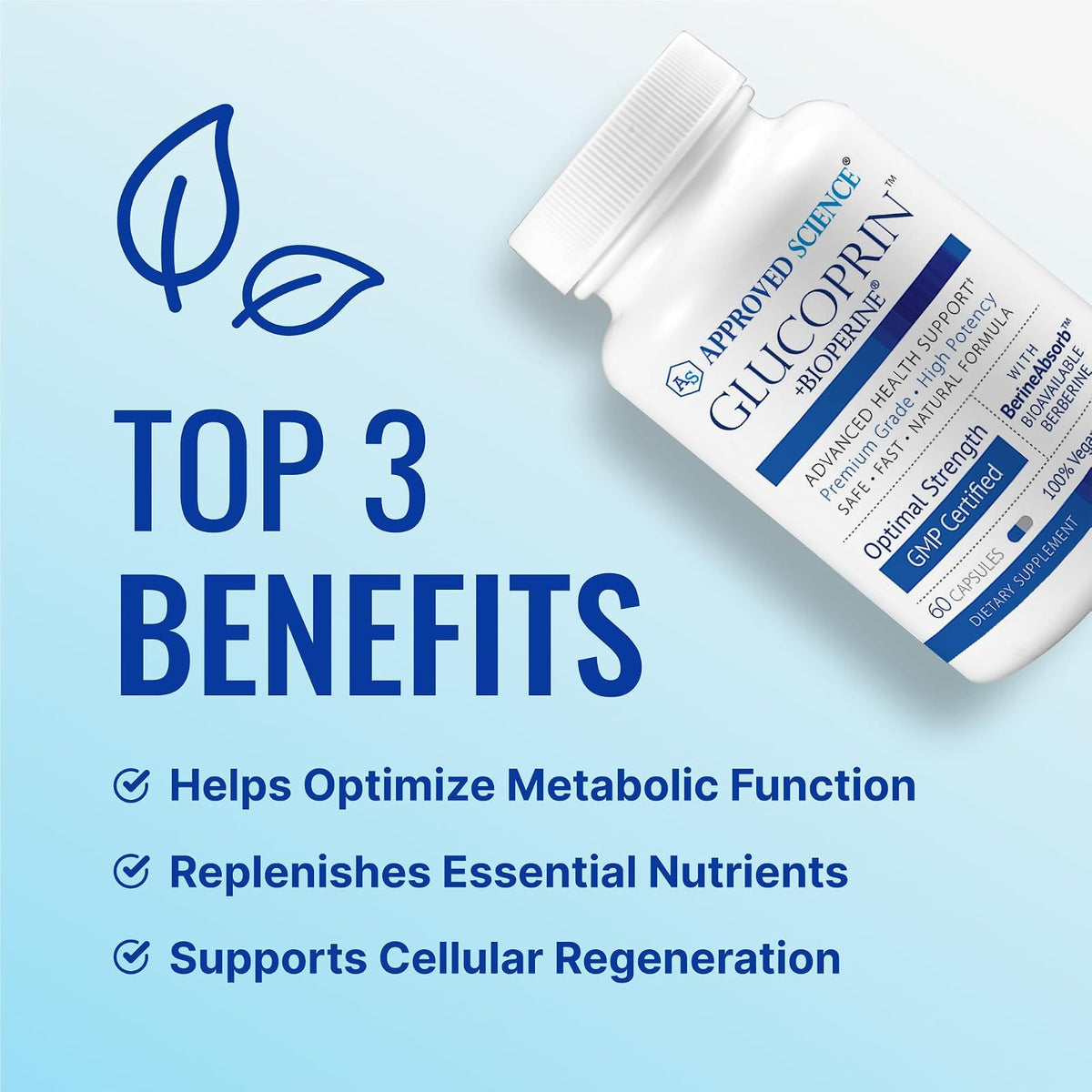 60 capsules of Glucoprin for daily health