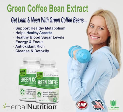 60 capsules of green coffee extract