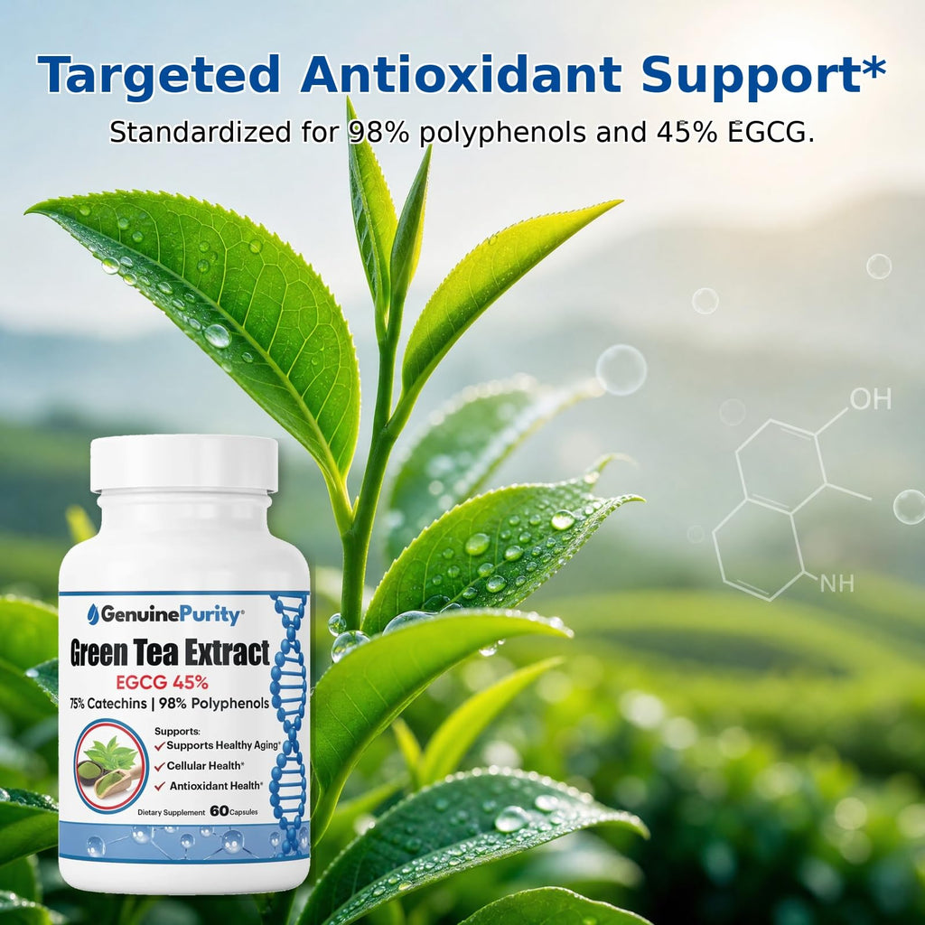 60 capsules of green tea extract