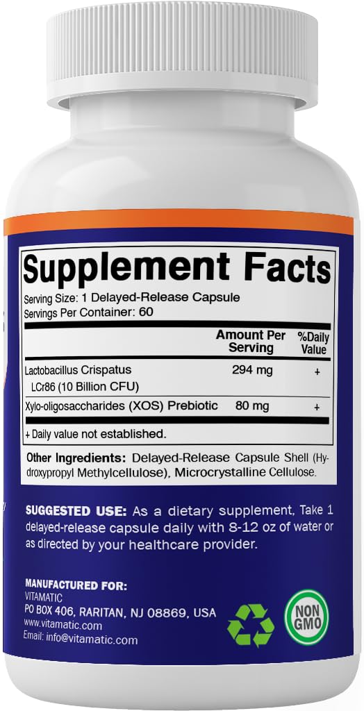 60 capsules of gut-friendly probiotics