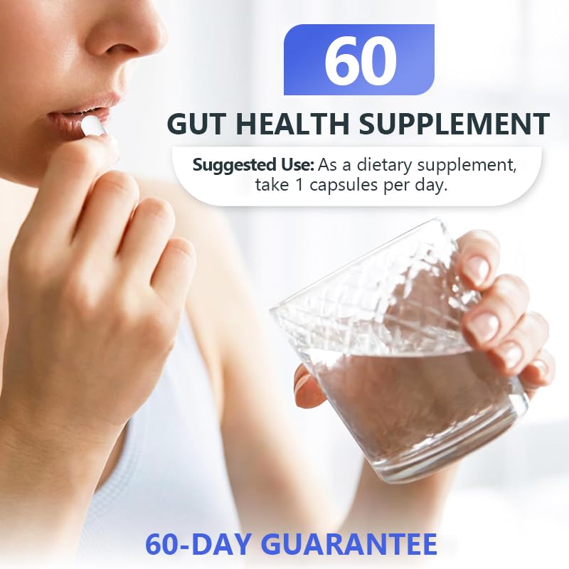 60 capsules of gut-friendly probiotics