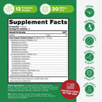 60 capsules of gut-friendly probiotics
