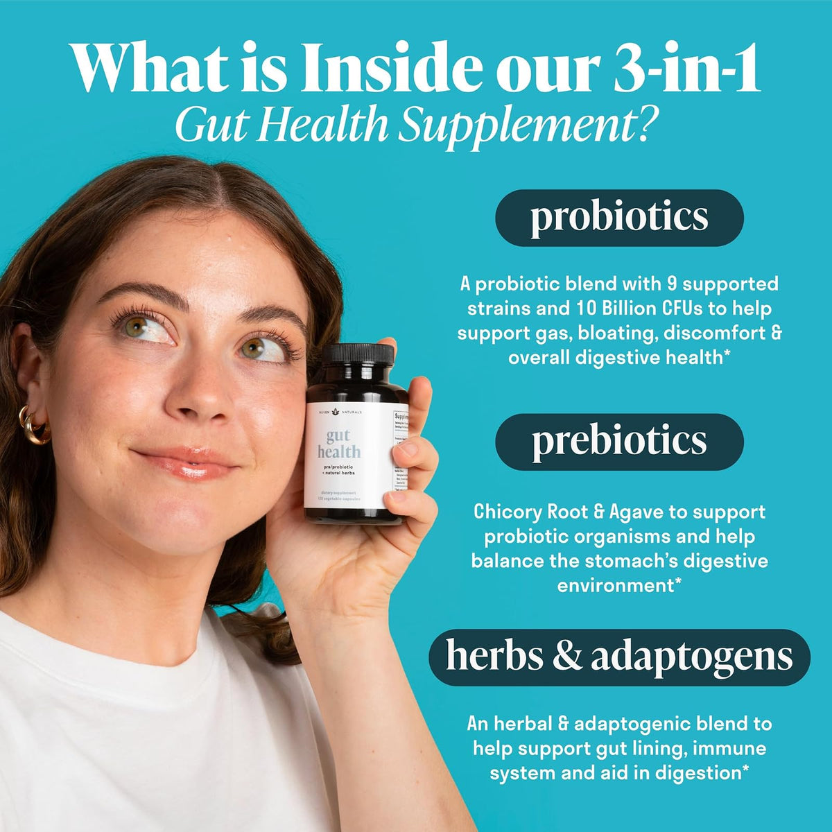 60 capsules of gut health