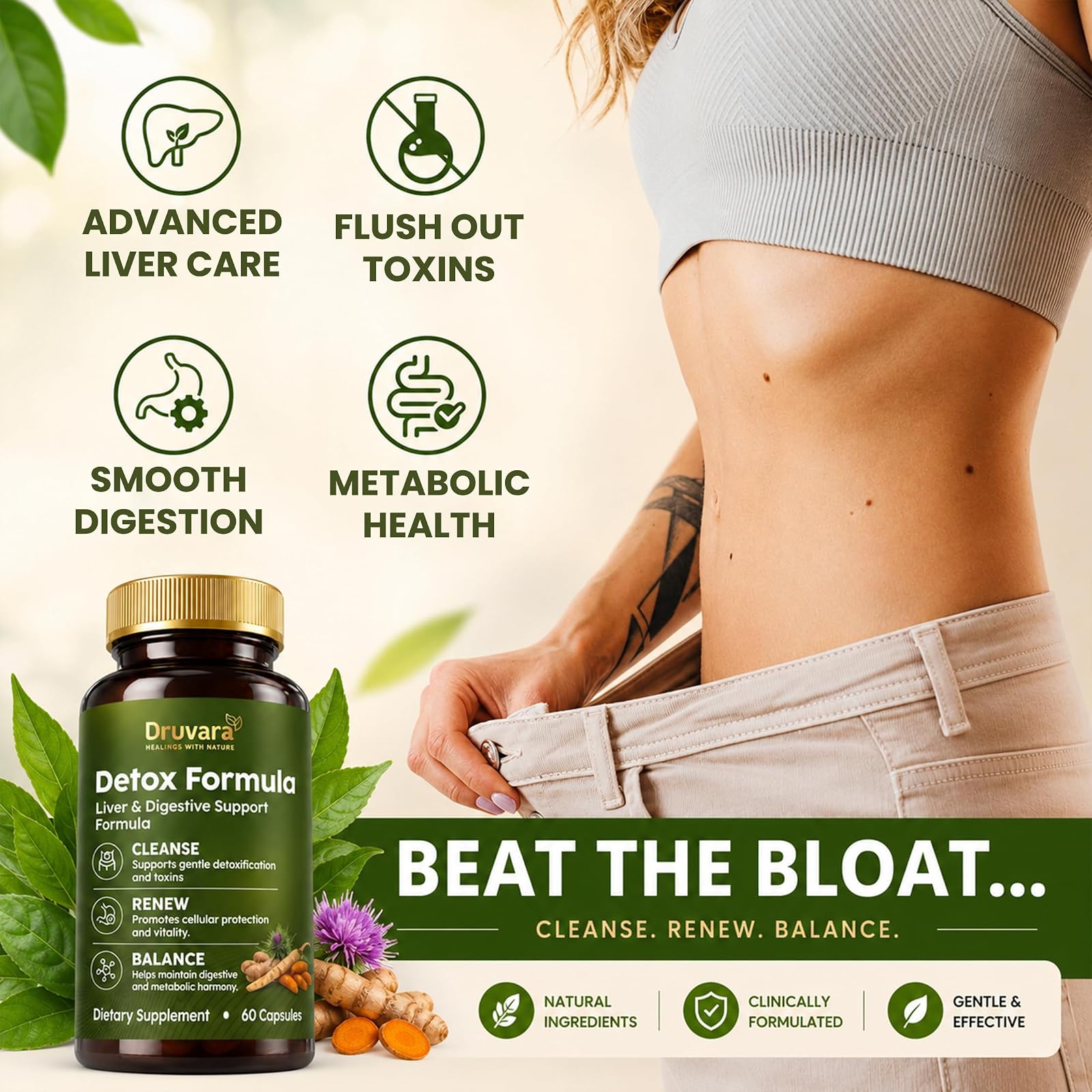 60 capsules of herbal detox