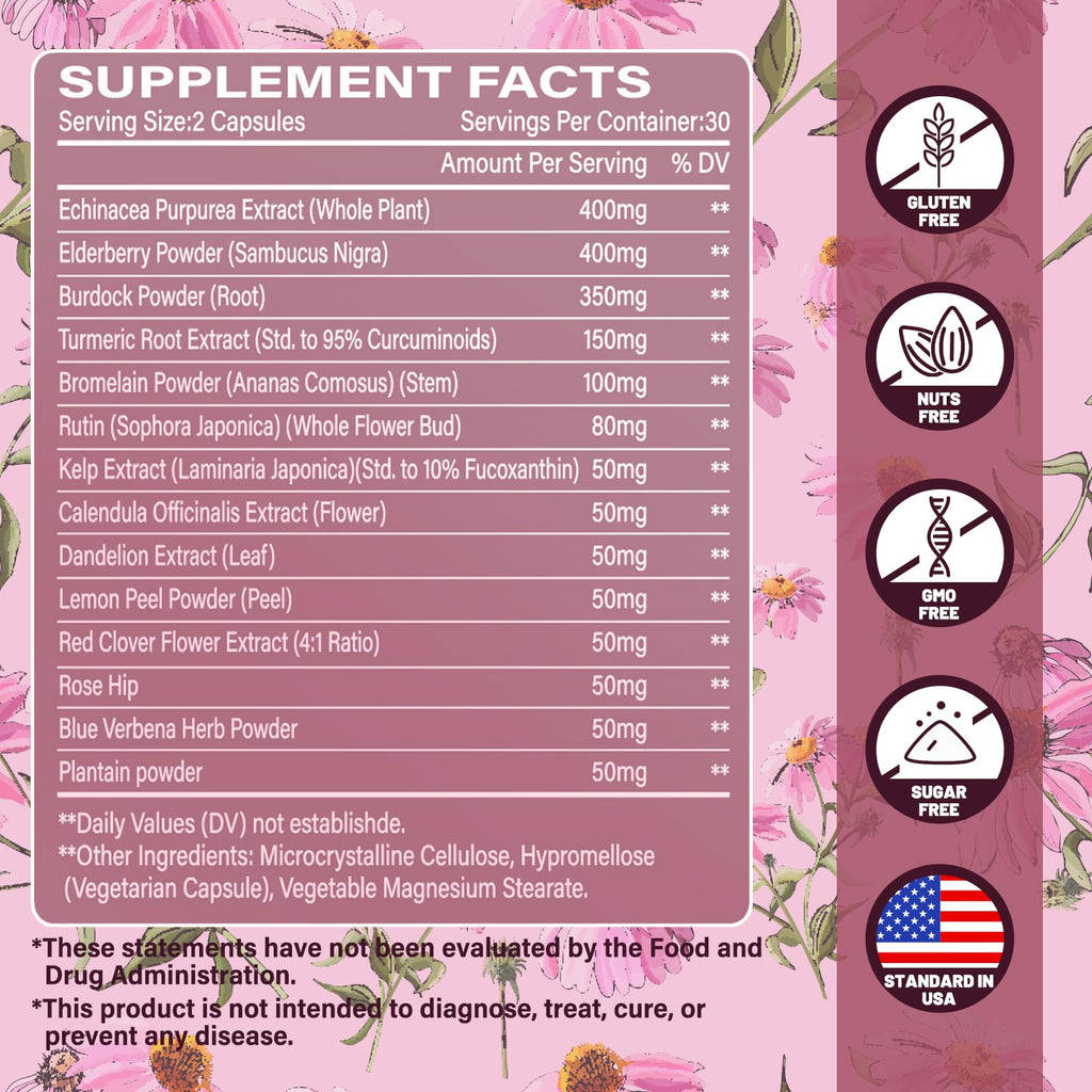 60 capsules of herbal wellness