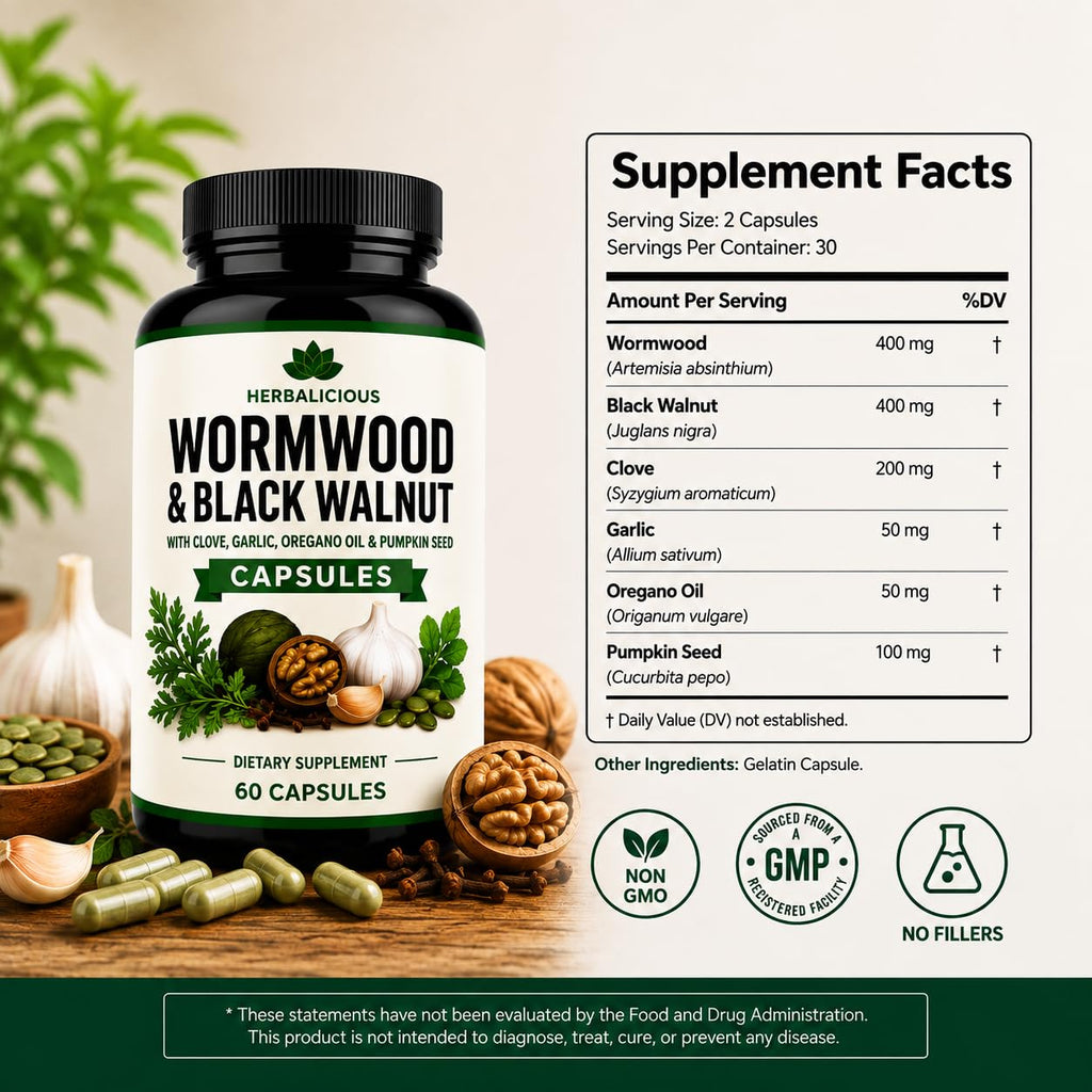 60 capsules of herbal wellness