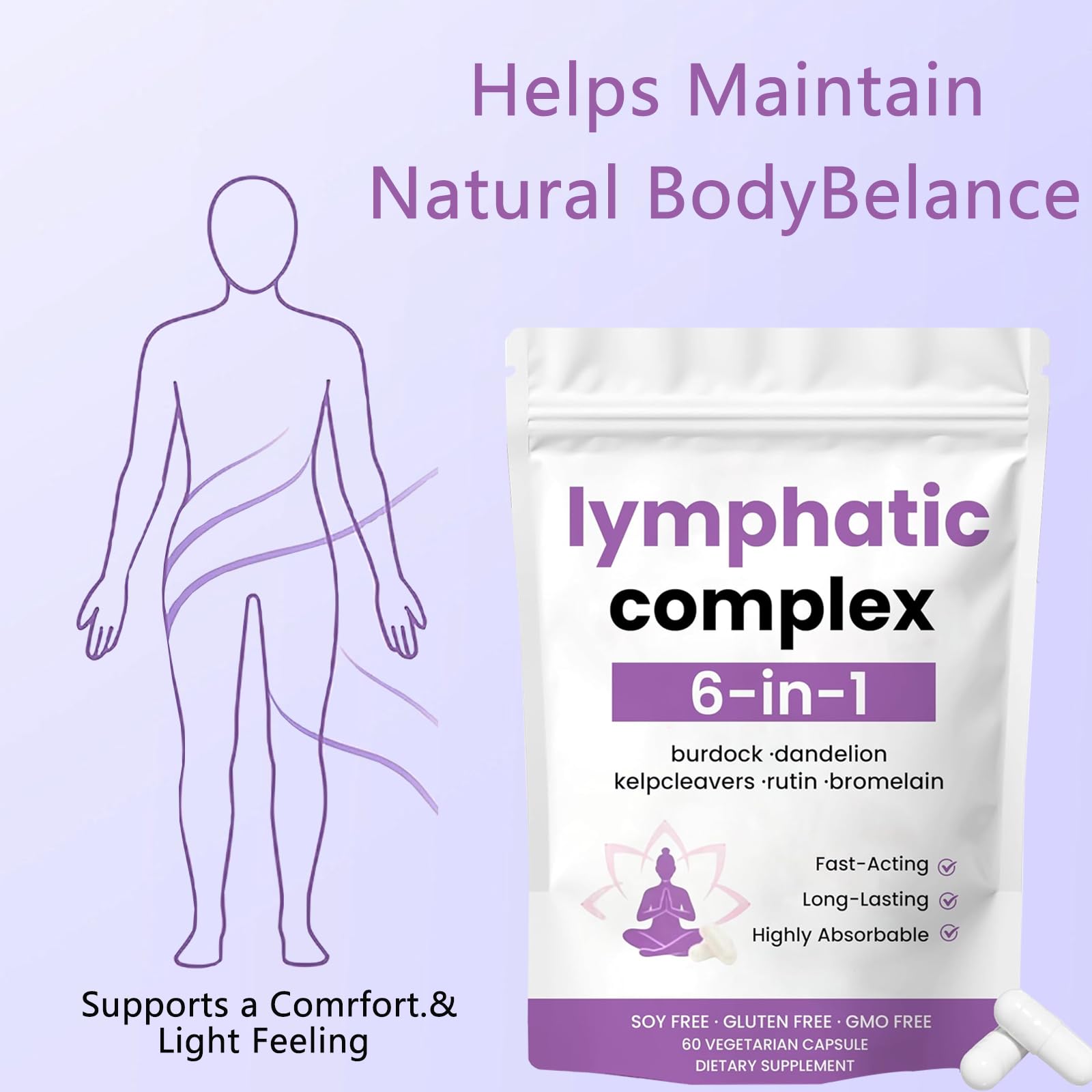 60 capsules of herbal wellness