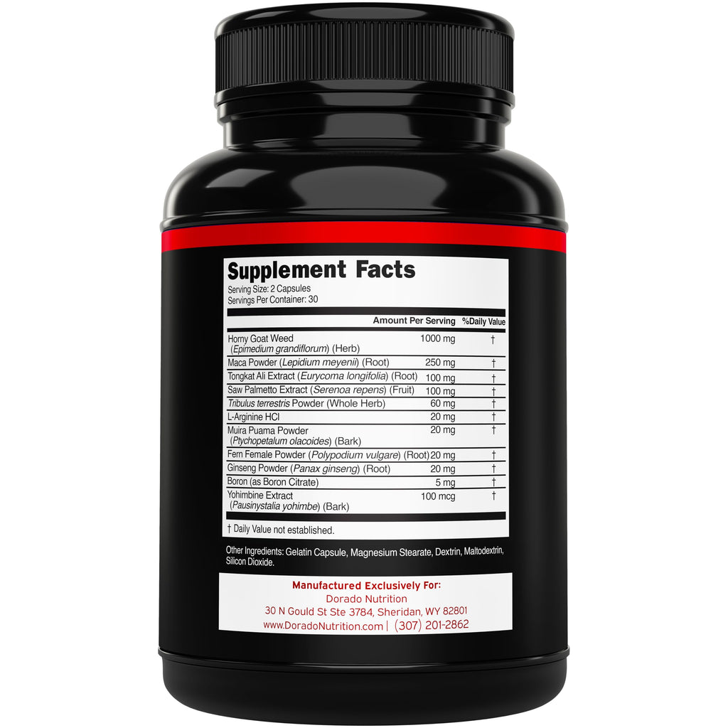 60 capsules of horny goat weed
