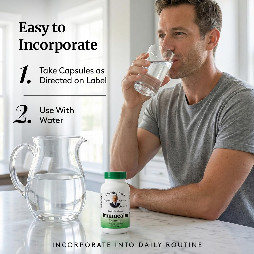 60 capsules of Immucalm herbal blend