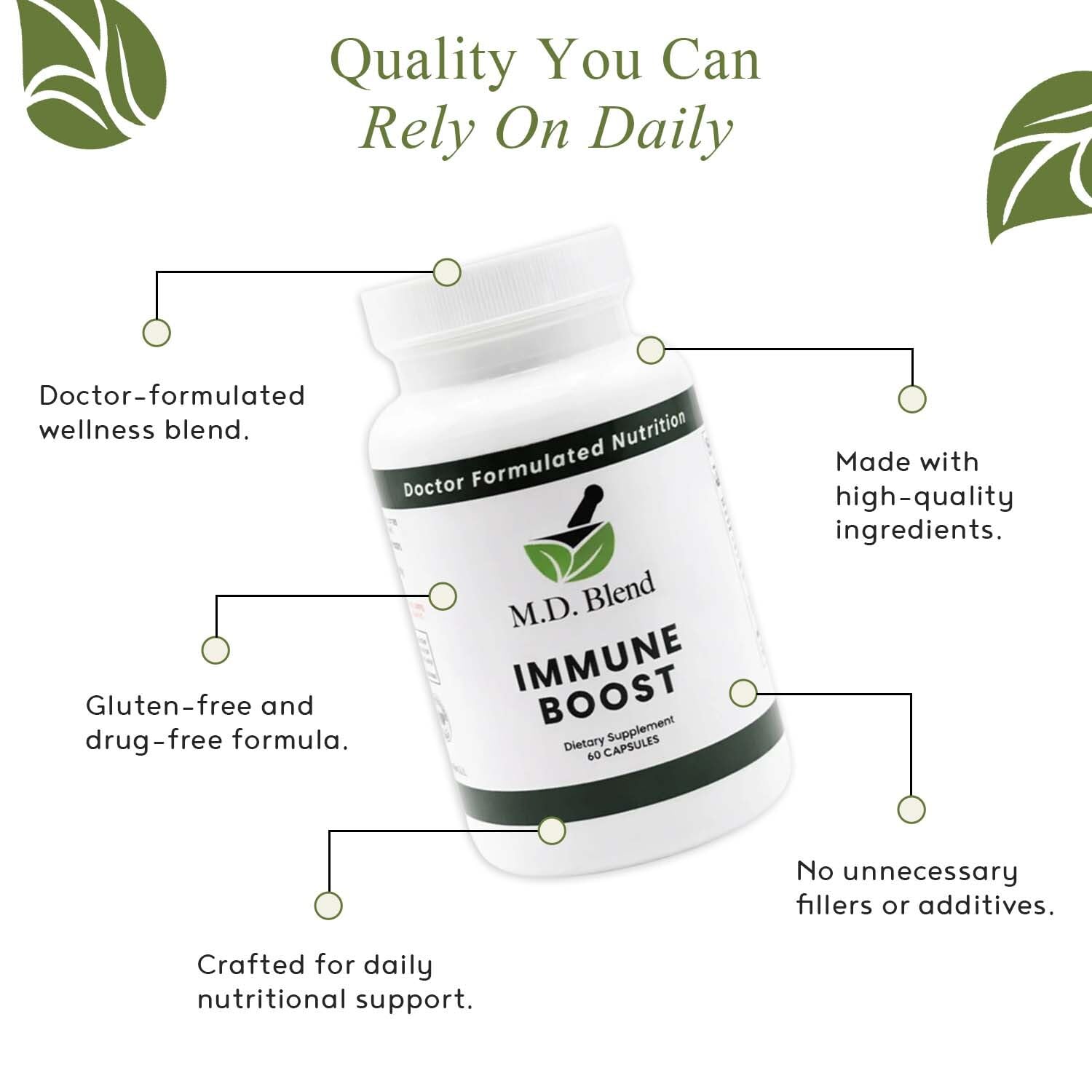60 capsules of immune boosting power