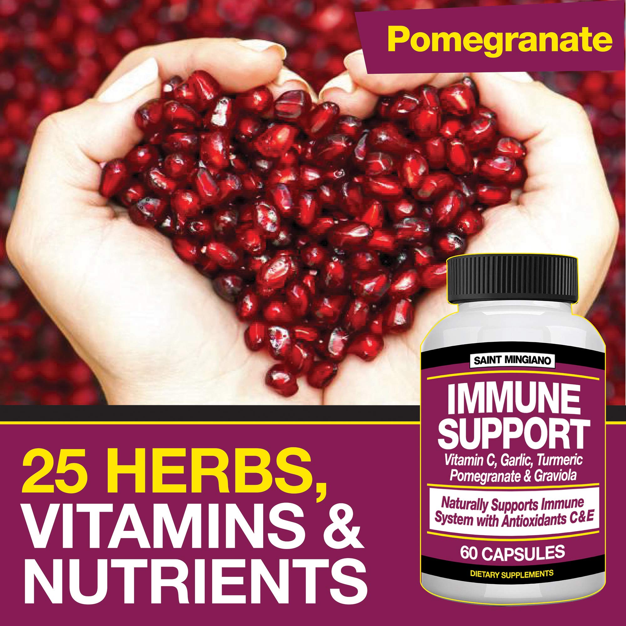 60 capsules of immune boosting vitamins