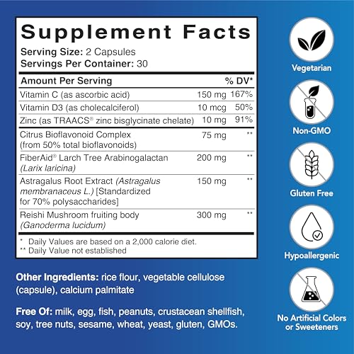 60 capsules of immune maintenance