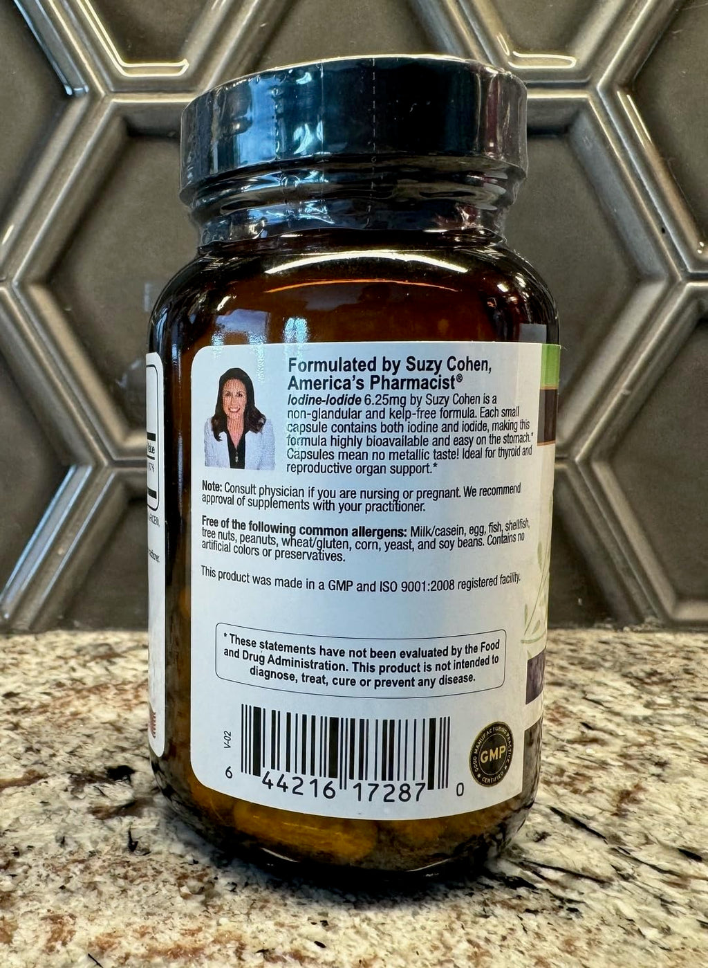 60 capsules of iodine complex