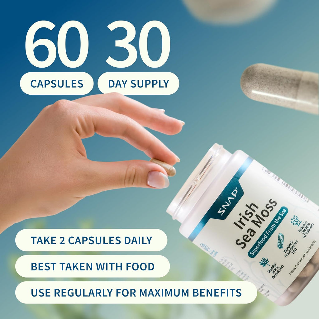 60 capsules of Irish sea moss
