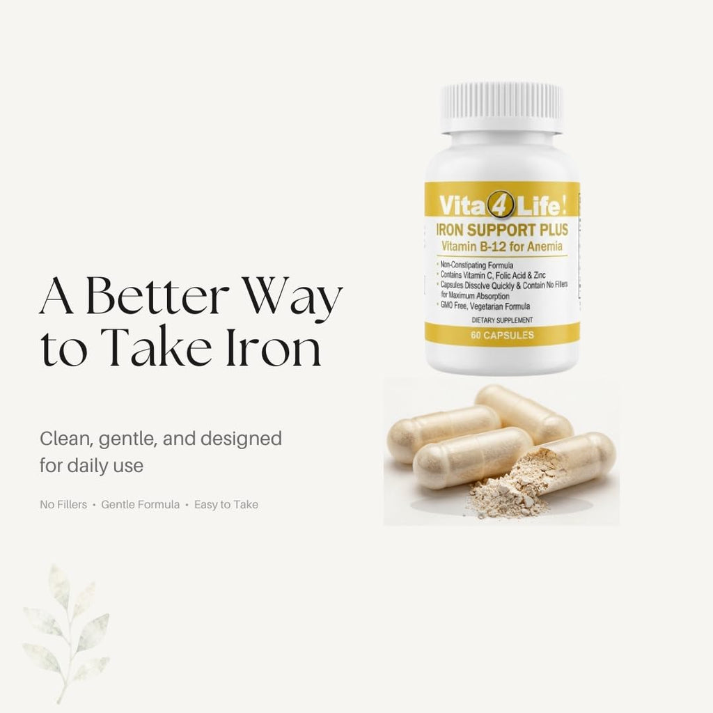60 capsules of iron for energy