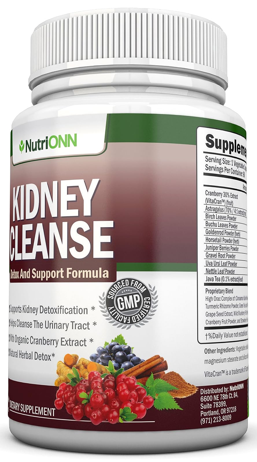 60 capsules of kidney cleanse formula