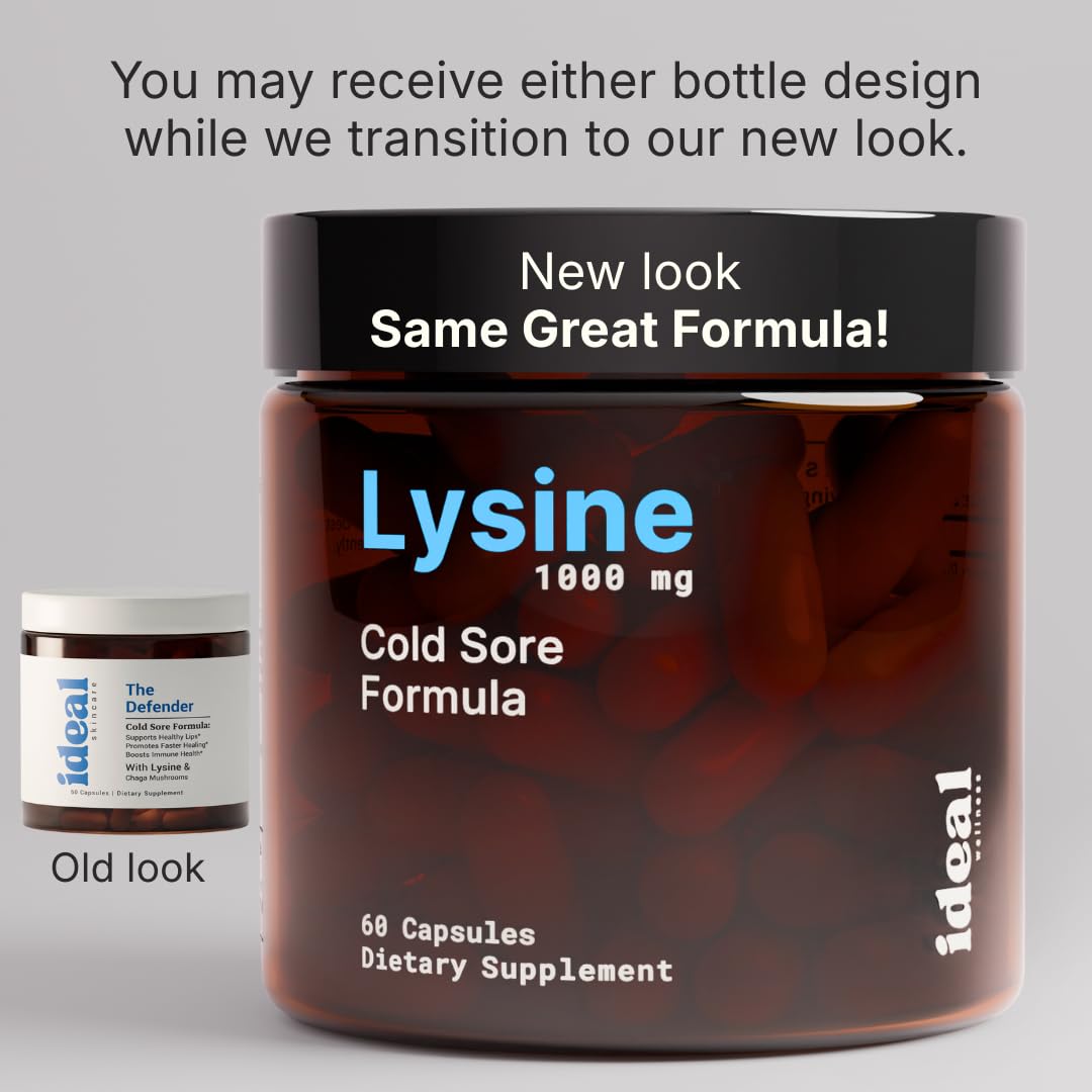 60 capsules of l-lysine supplement