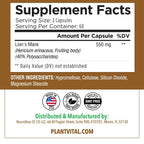 60 capsules of Lion's Mane extract