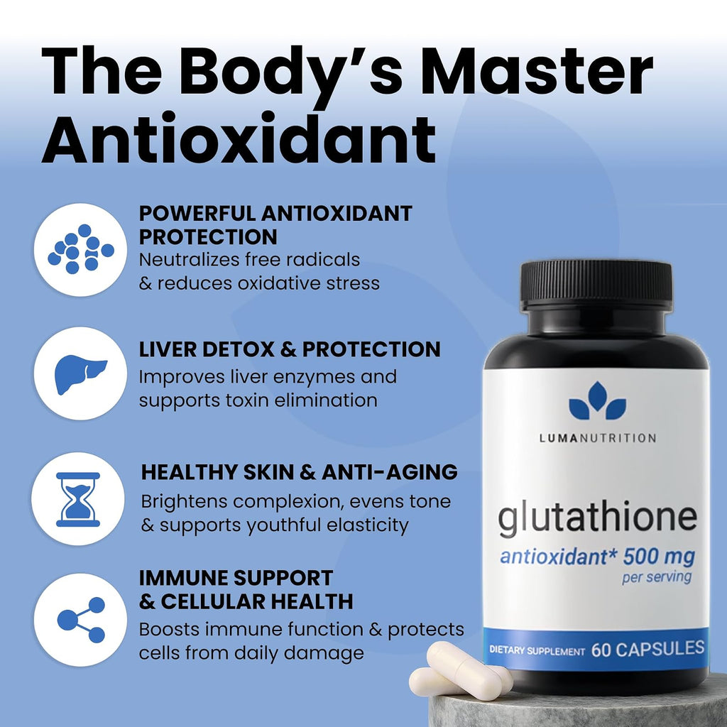60 capsules of liposomal glutathione