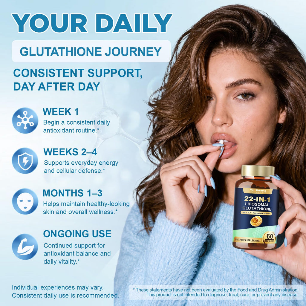 60 capsules of liposomal glutathione