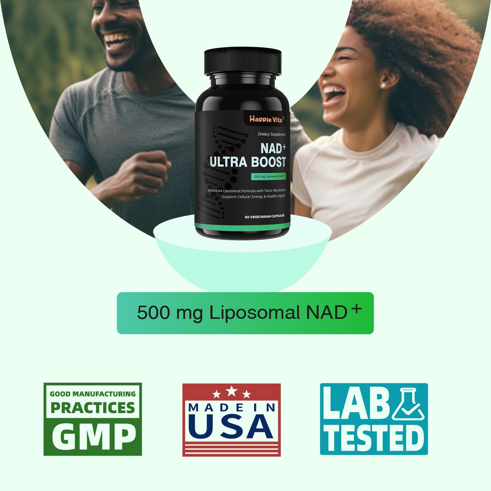 60 capsules of liposomal NAD+