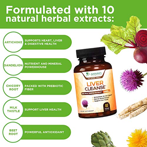 60 capsules of liver health support