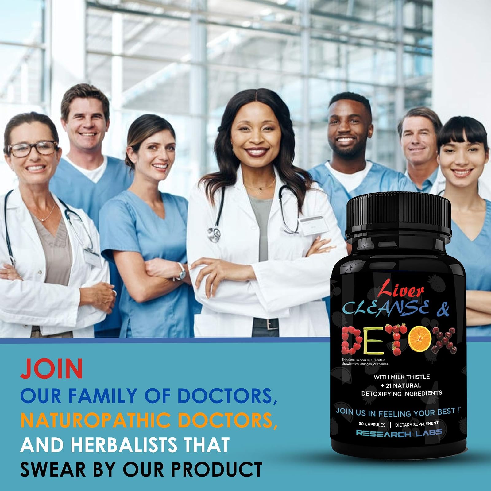 60 capsules of liver support