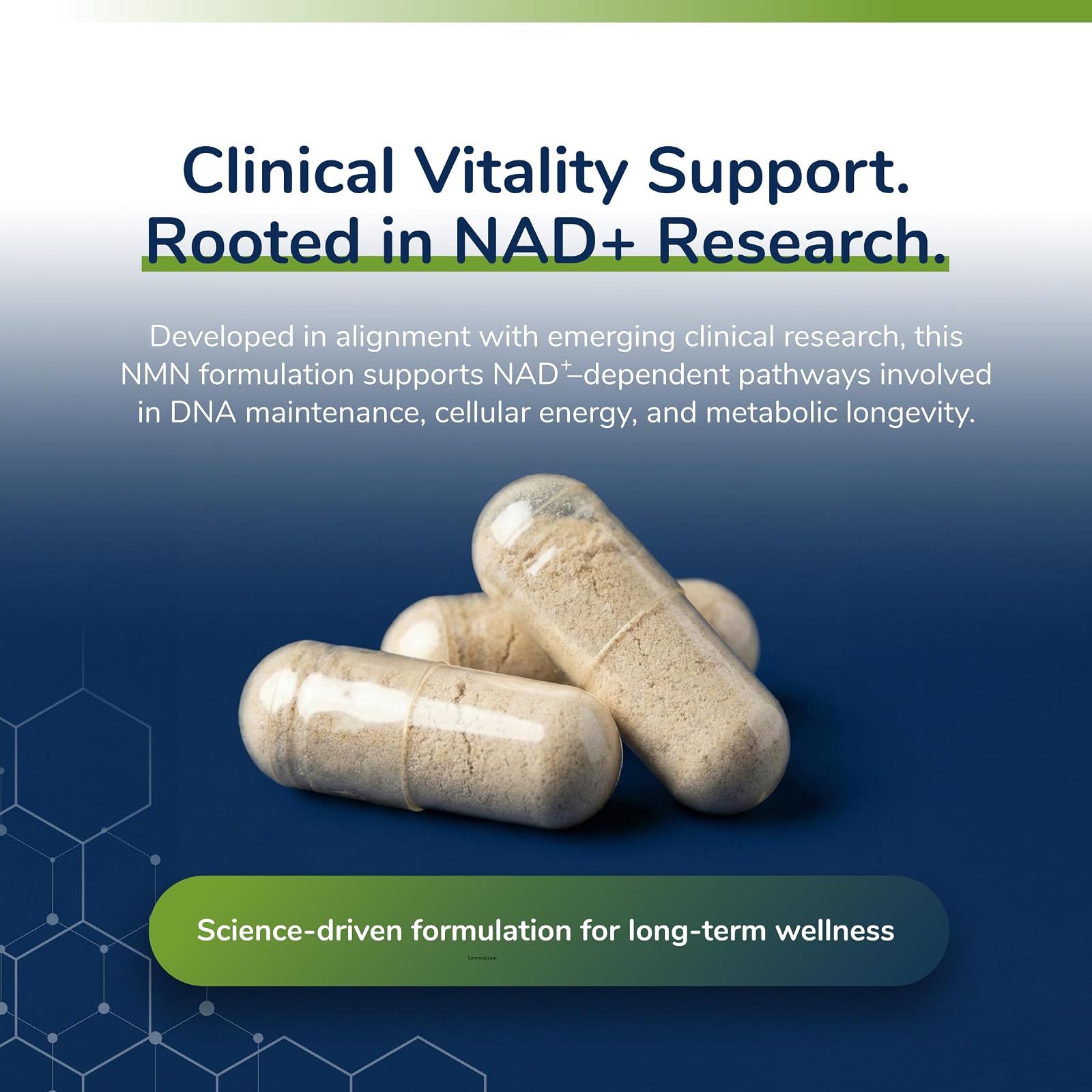 60 capsules of longevity support