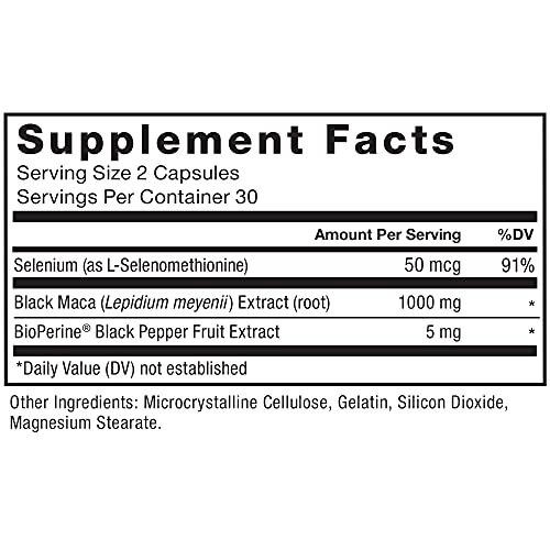 60 capsules of maca vitality