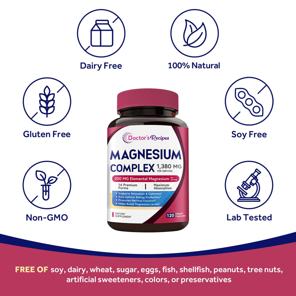 60 capsules of magnesium complex