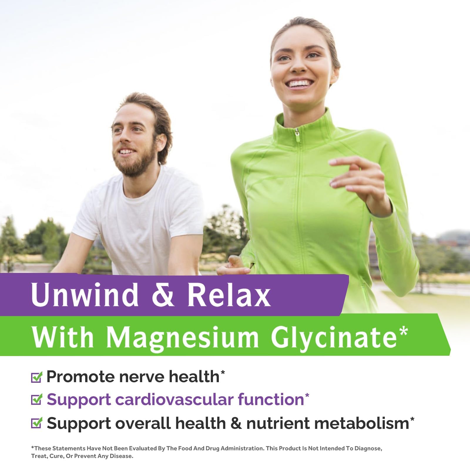 60 capsules of magnesium for energy support