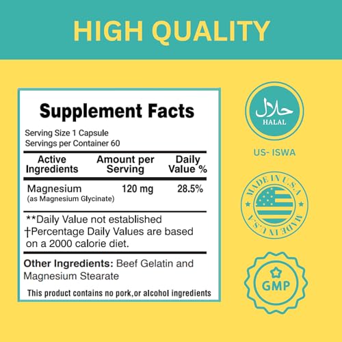 60 capsules of magnesium for wellness