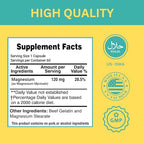 60 capsules of magnesium for wellness
