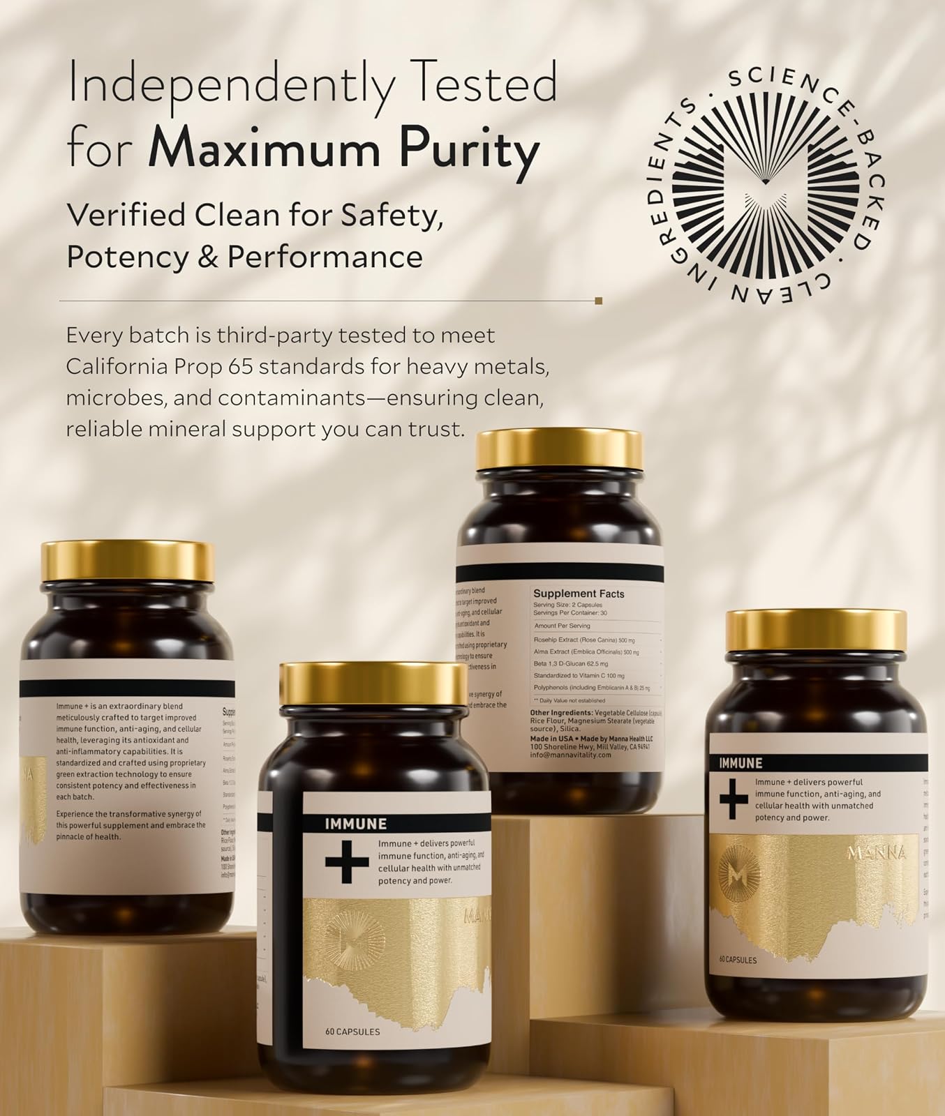 60 capsules of Manna Vitality