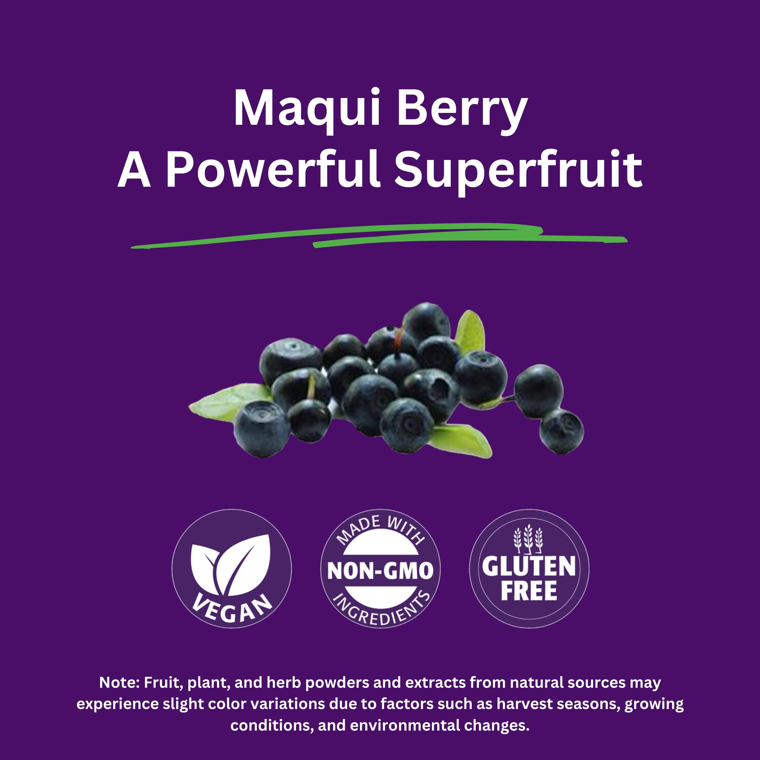 60 capsules of maqui extract