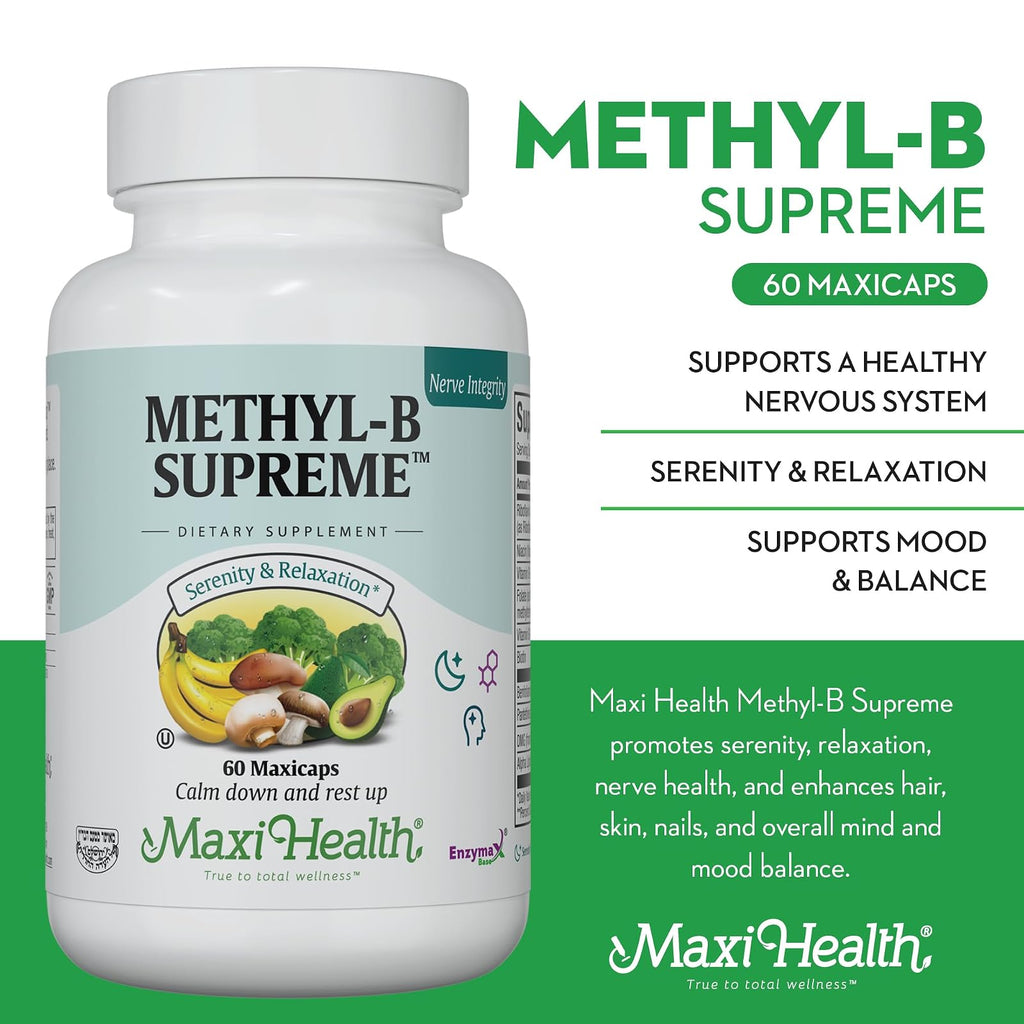 60 capsules of Maxi Health B vitamins