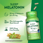 60 capsules of melatonin for nightly relaxation