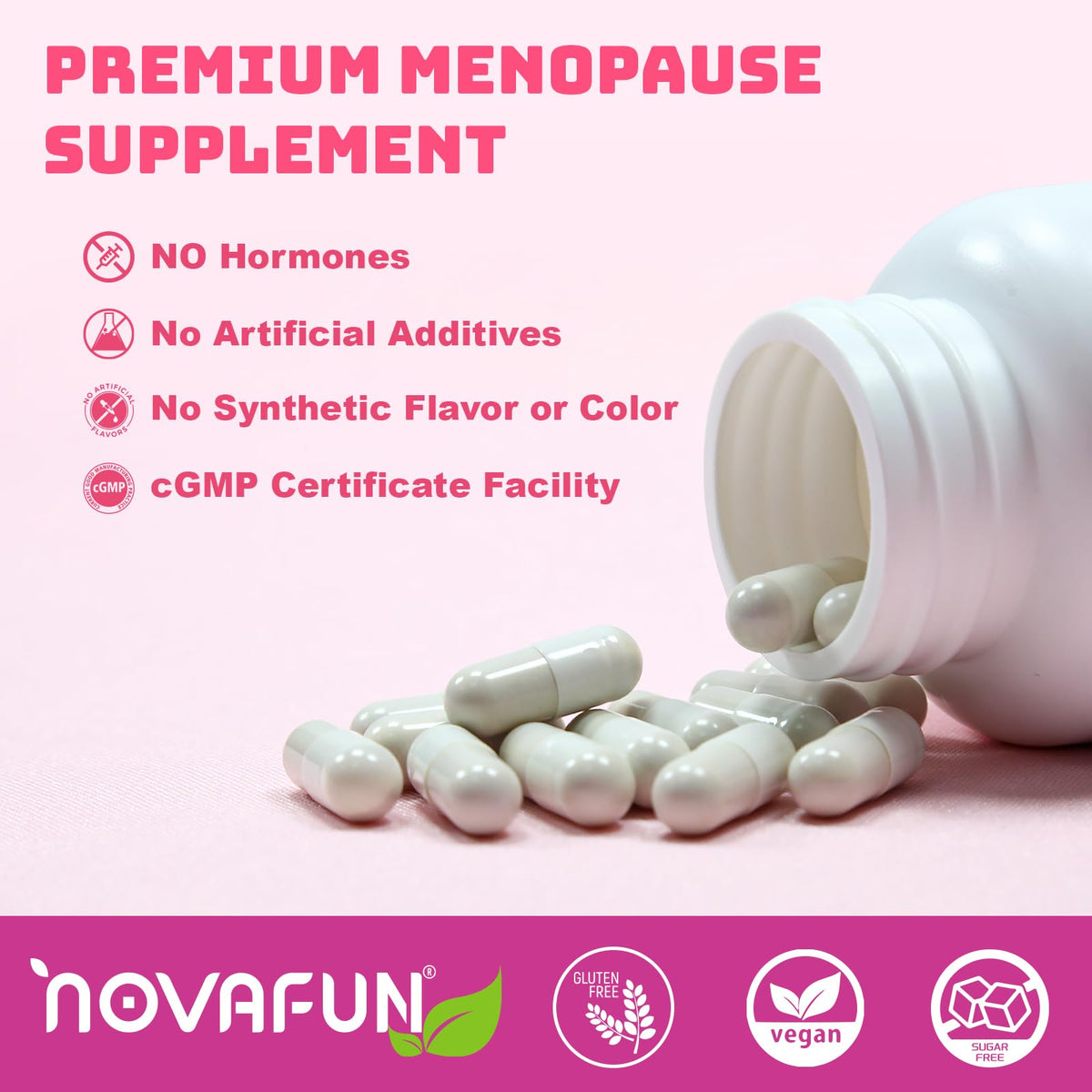 60 capsules of menopause relief